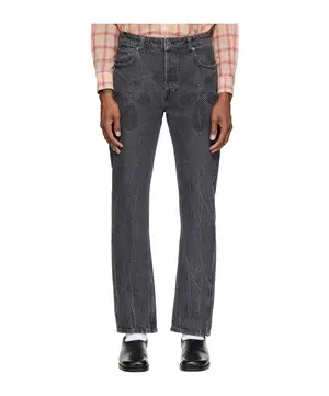 STEFAN COOKE Braided Jeans Black Wash