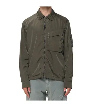 C.P. COMPANY Zip Overshirt - Black