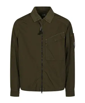 C.P. COMPANY Zip Overshirt - Green