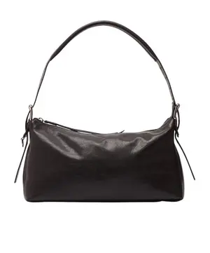 LEMAIRE Belted Baguette Leather Shoulder Bag