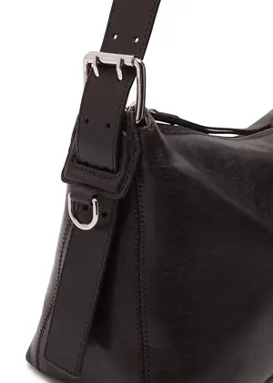 LEMAIRE Belted Baguette Leather Shoulder Bag