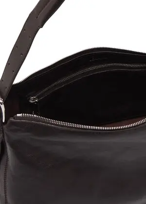LEMAIRE Belted Baguette Leather Shoulder Bag