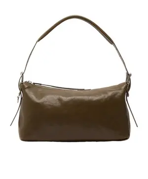 LEMAIRE Belted Baguette Leather Shoulder Bag