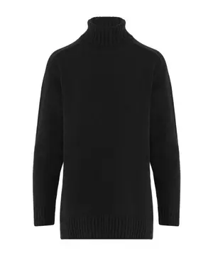 Bruno Manetti Ribbed Turtleneck Knitted Sweater
