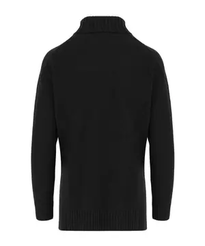Bruno Manetti Ribbed Turtleneck Knitted Sweater