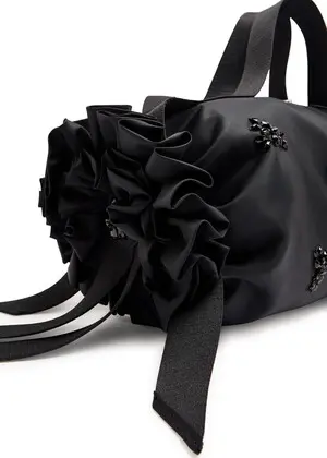 Simone Rocha Double Ribbon Rosette Handle Bag