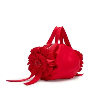 Simone Rocha Double Ribbon Rosette Mini Top Handle Bag