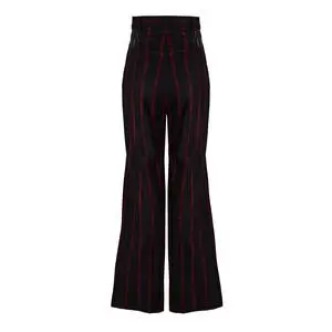 VIVIENNE WESTWOOD High-waisted Vertical Stripe Wide-leg Trousers