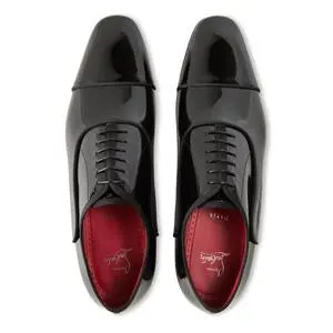 CHRISTIAN LOUBOUTIN Patent Leather Low-heel Shoes