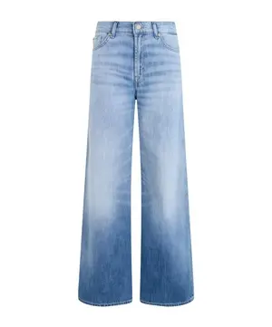 7 For All Mankind High-rise Wide-leg Jeans