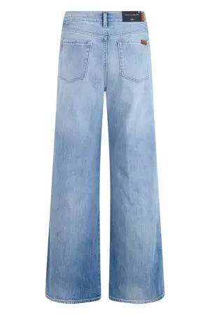 7 For All Mankind High-rise Wide-leg Jeans