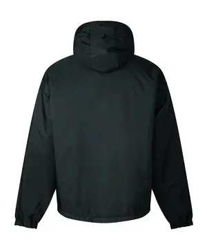 Prada Hooded Zip-up Windbreaker With Logo
