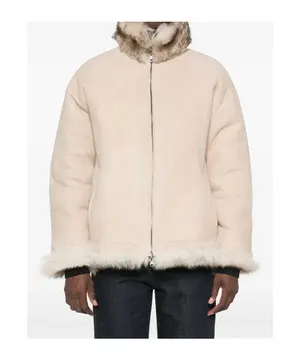 SALVATORE SANTORO Long Sleeve Faux Fur Jacket