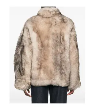 SALVATORE SANTORO Long Sleeve Faux Fur Jacket