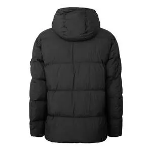 Stone Island Horizontal Quilted Hooded Down Jacket
