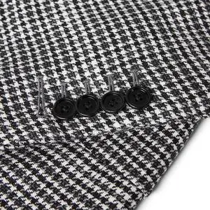 TOM FORD Houndstooth Blazer With Notch Lapels