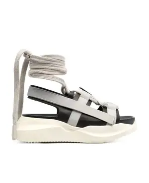 Rick Owens Geth Wrap-strap Sandals - White