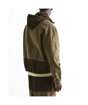 Stone Island Colorblocked Hooded Jacket