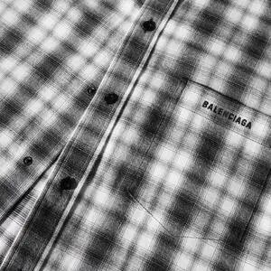 Balenciaga Plaid Longsleeve Shirt