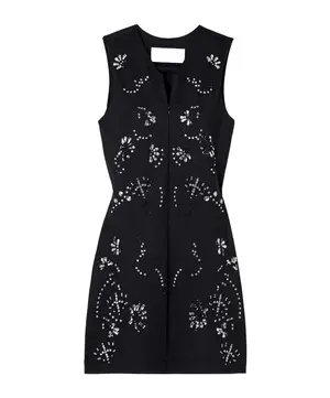 CONNER IVES Embellished Floral Mini Dress