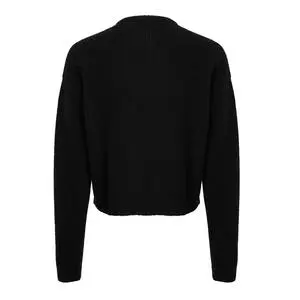 Rick Owens Crew Neck Long Sleeve Knit Top