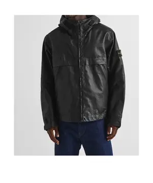 Stone Island Coated Hooded Jacket