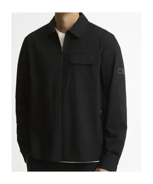 Barbour Long-sleeve Zip-up Shirt Jacket With Flap Pocket