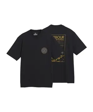 Barbour Short-sleeved T-shirt - Black