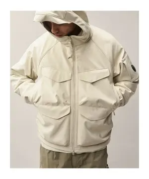 C.P. COMPANY Hooded Lens-detail Jacket