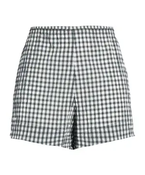 GANNI Plaid Shorts