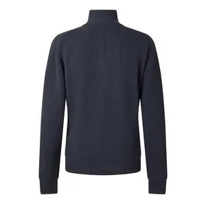 Canada Goose Mock Neck Half-zip Ribbed Knit Sweater