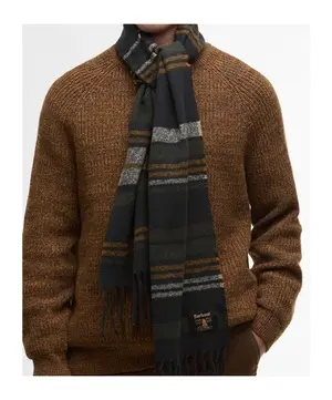 Barbour Striped Scarf