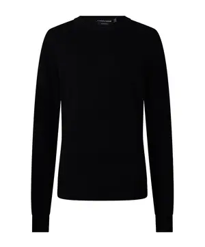Canada Goose Crew Neck Long-sleeve Knit Top - Black