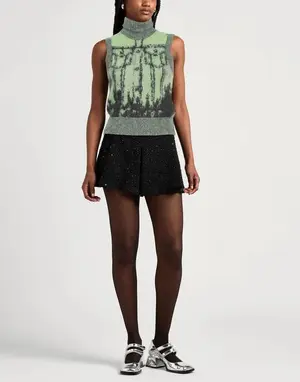 DIESEL® Sleeveless Knit Turtleneck Top