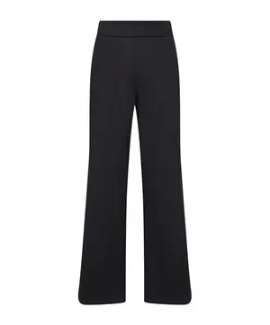 Max Mara Simple Elastic Waist Trousers - Black