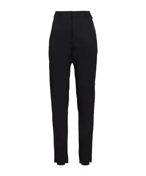 Saint Laurent Solidcolor Wool Trousers