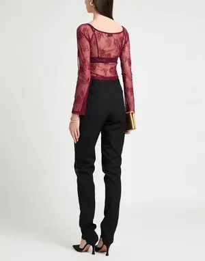 Saint Laurent Solidcolor Wool Trousers
