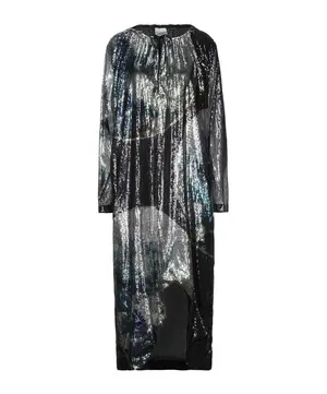 GANNI Sequined Long Sleeve Dress