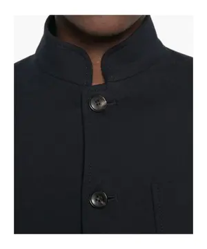 CIRCOLO 1901 Mandarin Collar Patch Pocket Jacket