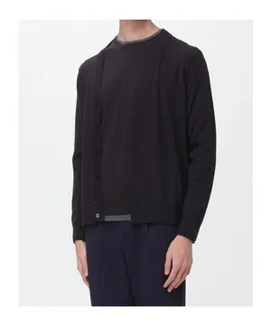 PAOLO PECORA Long-sleeve Cardigan With Ribbed Details