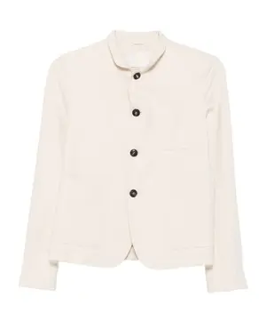 CIRCOLO 1901 Mandarin Collar Patch Pocket Blazer