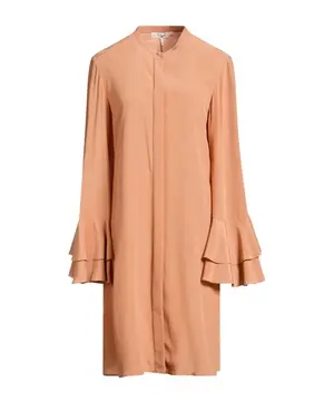 Chloé Satin Flared Sleeve Dress