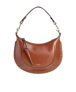 Isabel Marant Étoile Leather Hobo Bag With Stud Embellishments