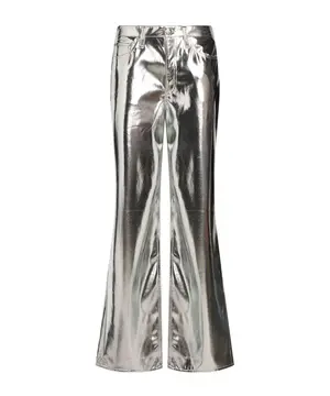 Rag & Bone Loose-fit Metallic Trousers
