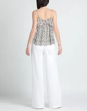 Isabel Marant Étoile Sleeveless Floral Print Ruffled Top