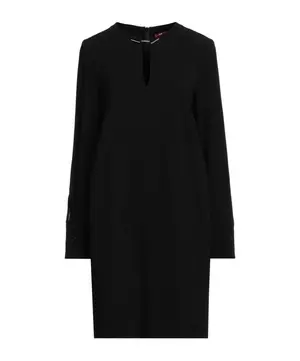 Max Mara Solid Color Long Sleeve Dress