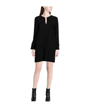 Max Mara Solid Color Long Sleeve Dress