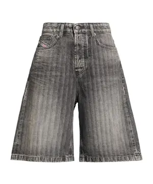 DIESEL® Striped Denim Shorts