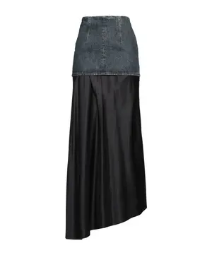 MAISON MARGIELA Two-tone Spliced A-line Maxi Skirt