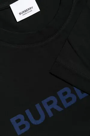 Burberry Logo-print Cotton T-shirt - Black